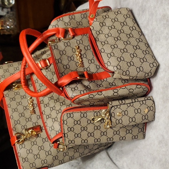 Mei & ge | Bags | New 6 Piece Purse Set With Dust Bag | Poshmark